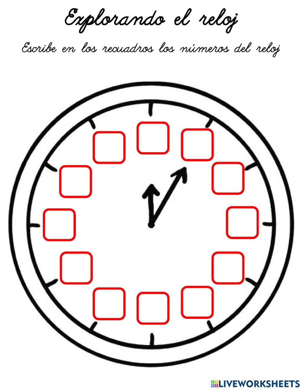 120897 | Reloj 2007806 | LiveWorksheets
