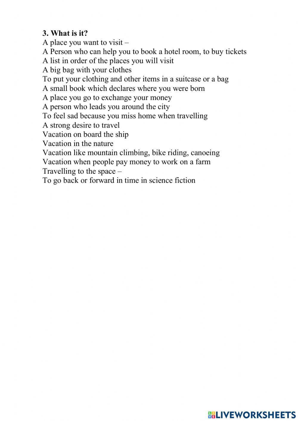 Holidays 2008327 | 123456791 | Live Worksheets