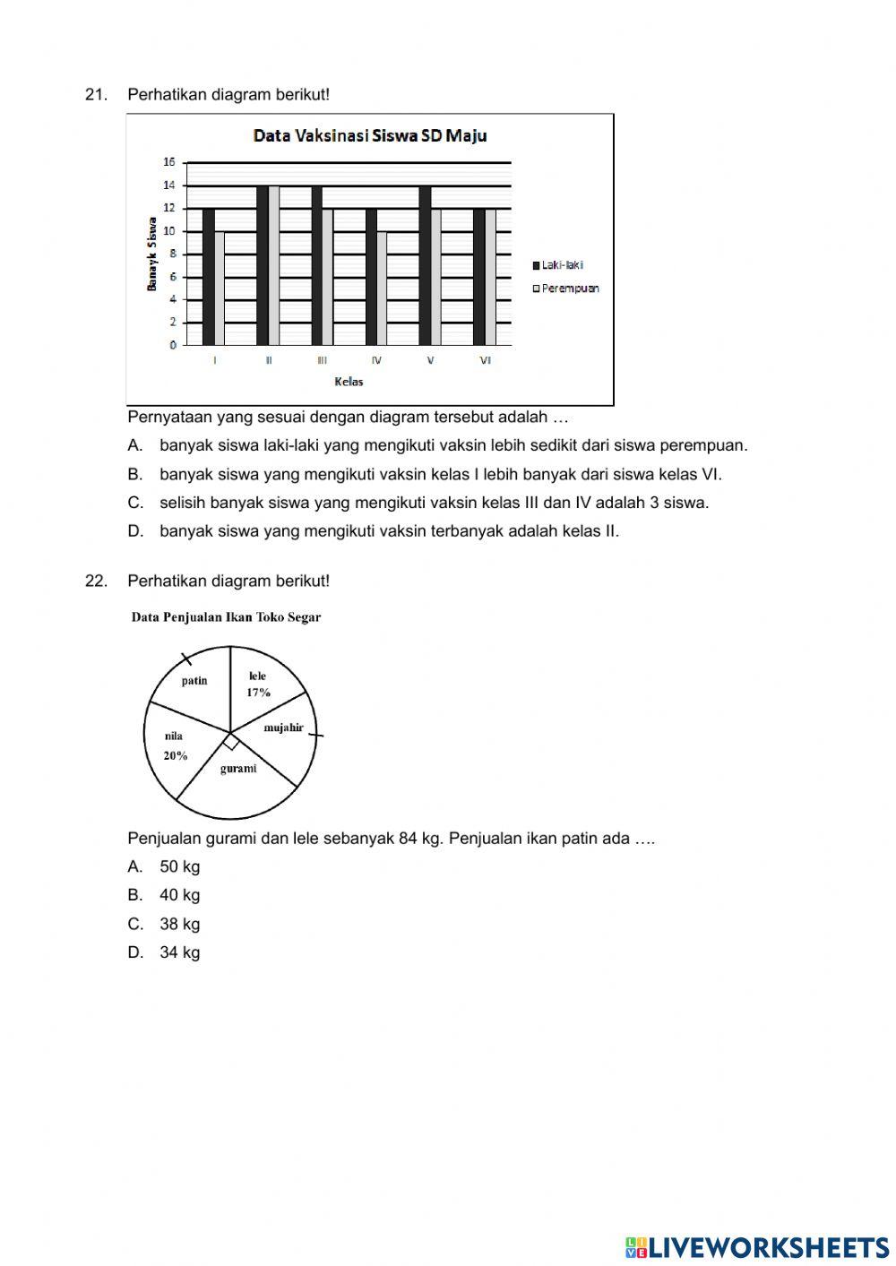 Lat soal interactive worksheet | Live Worksheets