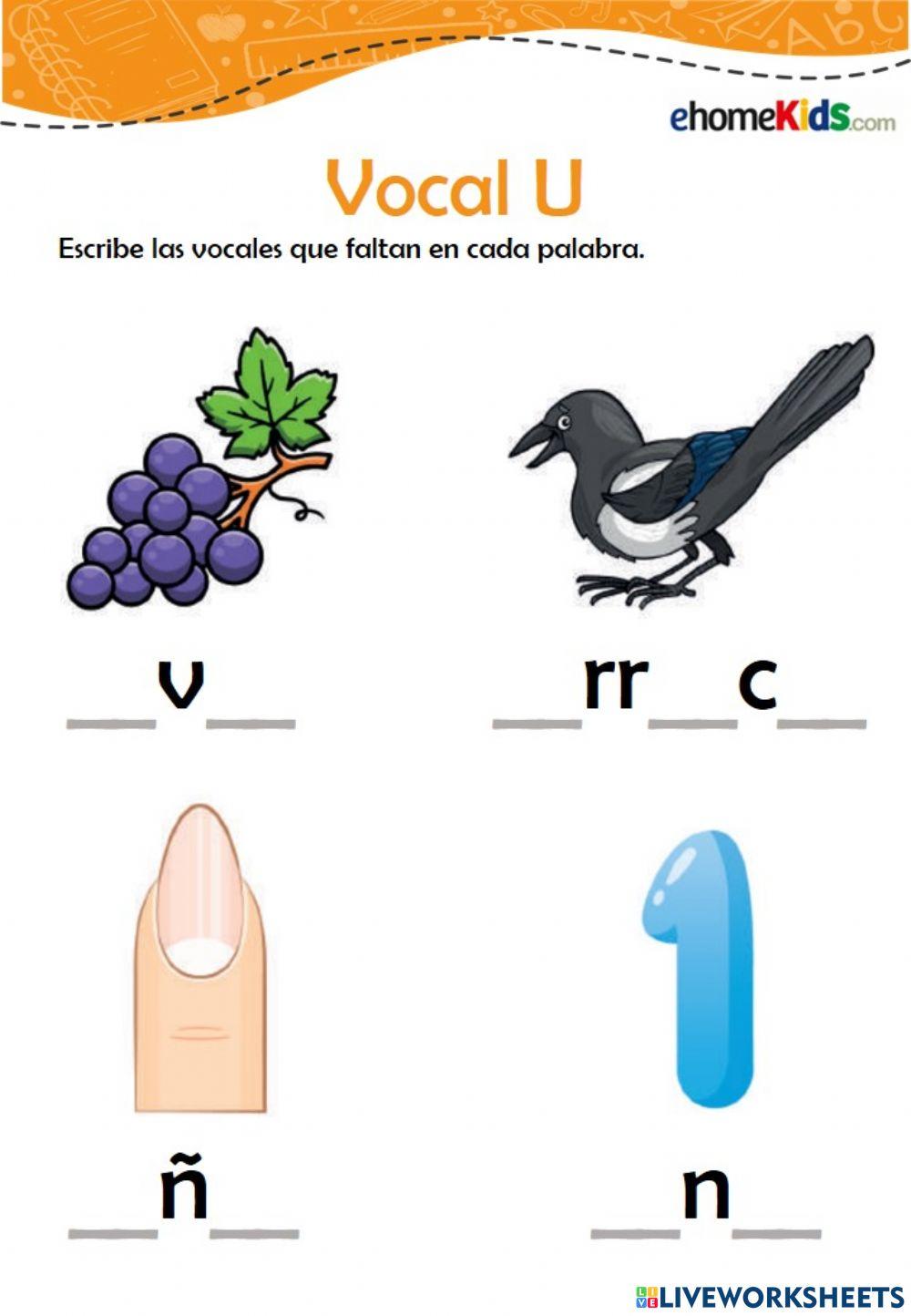 2009387 | Vocal u | eHomeKids | LiveWorksheets