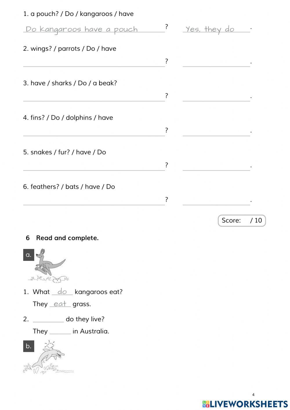 CS2C - CHAPTER 8 TEST worksheet | Live Worksheets