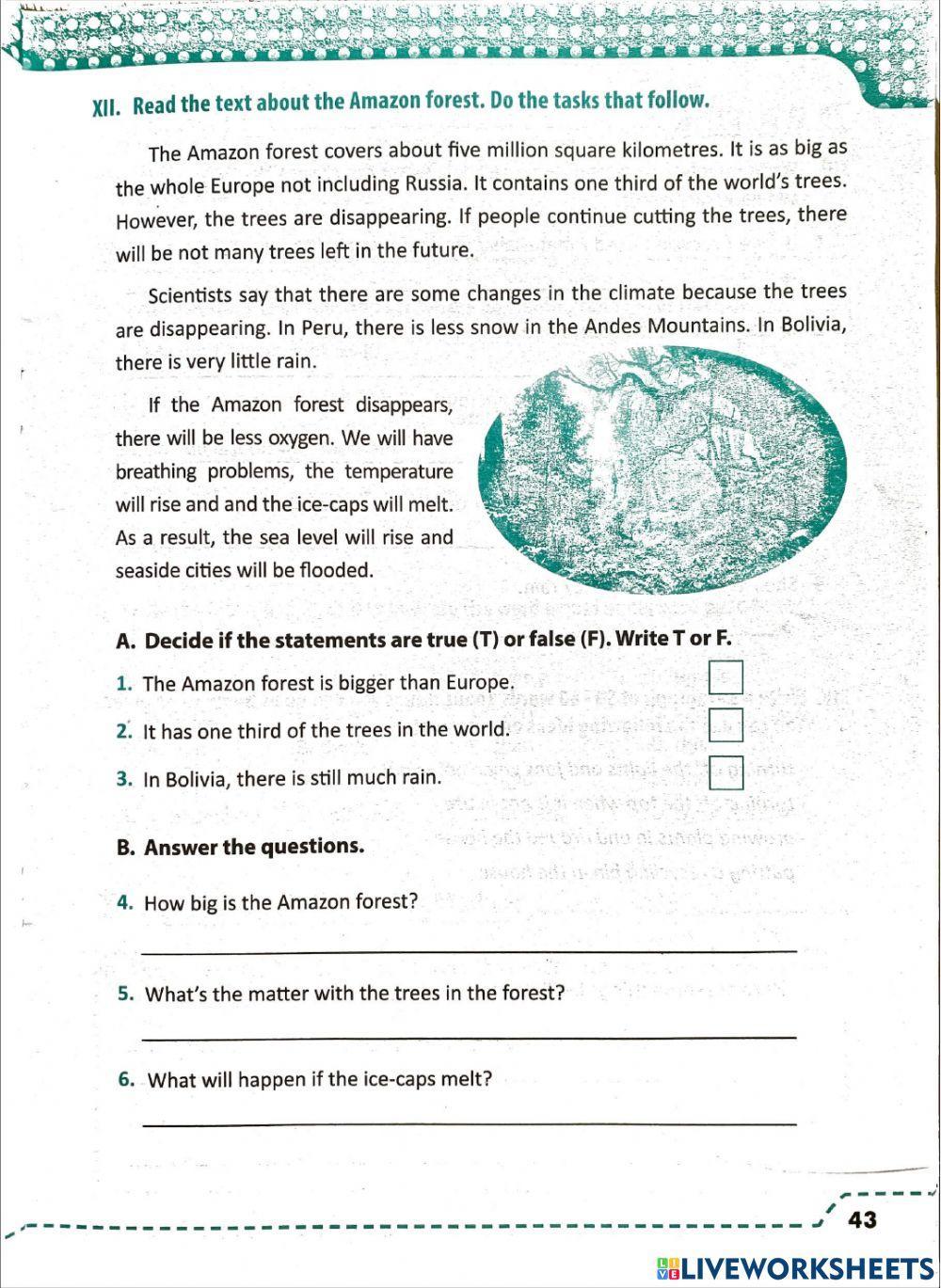 G6 - U11 - Reading | hanhnguyenthuyy | Live Worksheets