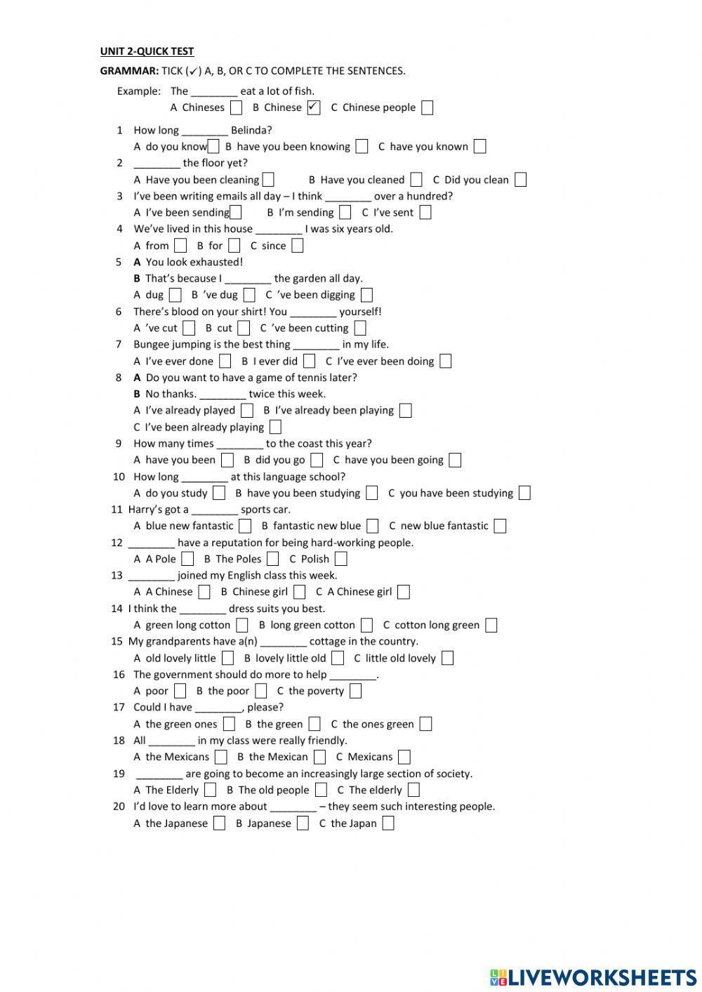 English File Upper Intermediate Unit 2 Worksheet Live Worksheets english-file-upper-intermediate-unit-2-worksheet-live-worksheets