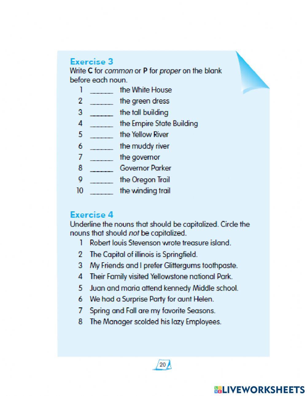 First work worksheet | Live Worksheets