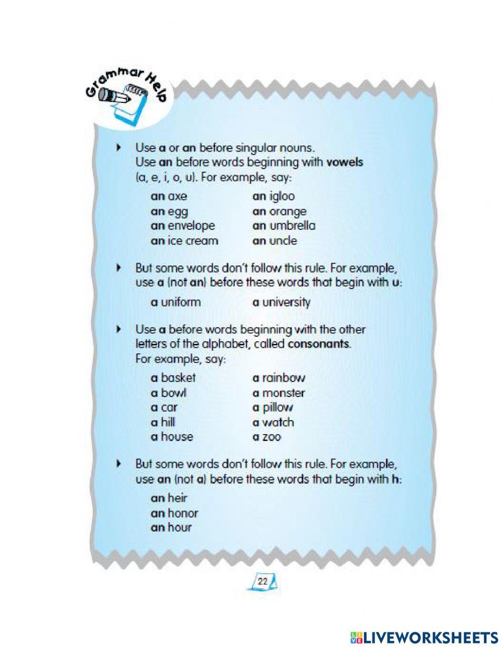 First work worksheet | Live Worksheets