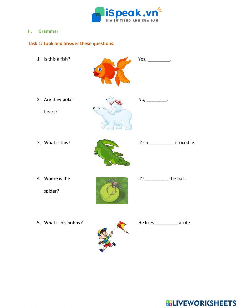 2011846 | ADDED VALUE STARTERS-Animals | iSpeak Academic