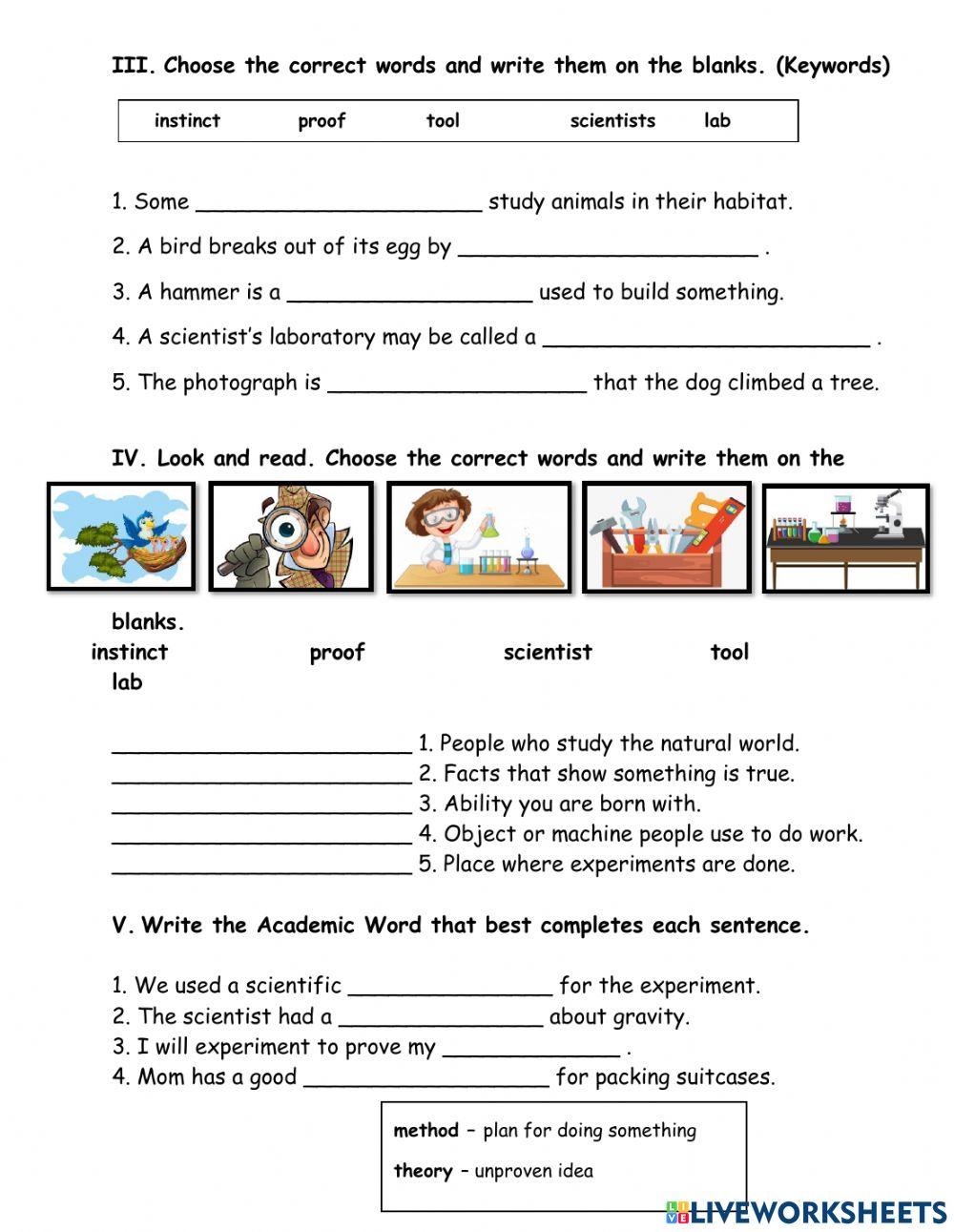 English 1 online exercise for | Live Worksheets