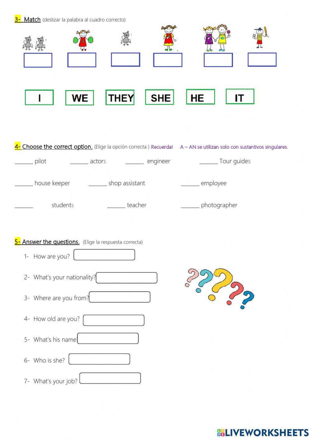 Practice online exercise for 1ro | Live Worksheets
