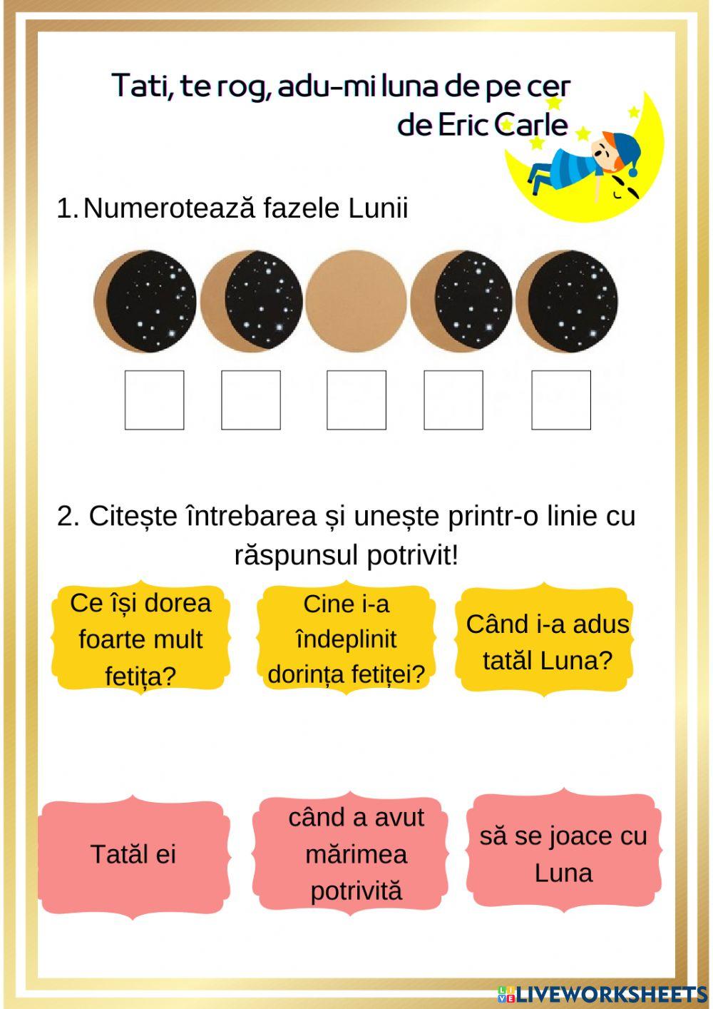 Tati, te rog, adu-mi luna de pe cer, de Eric Carle