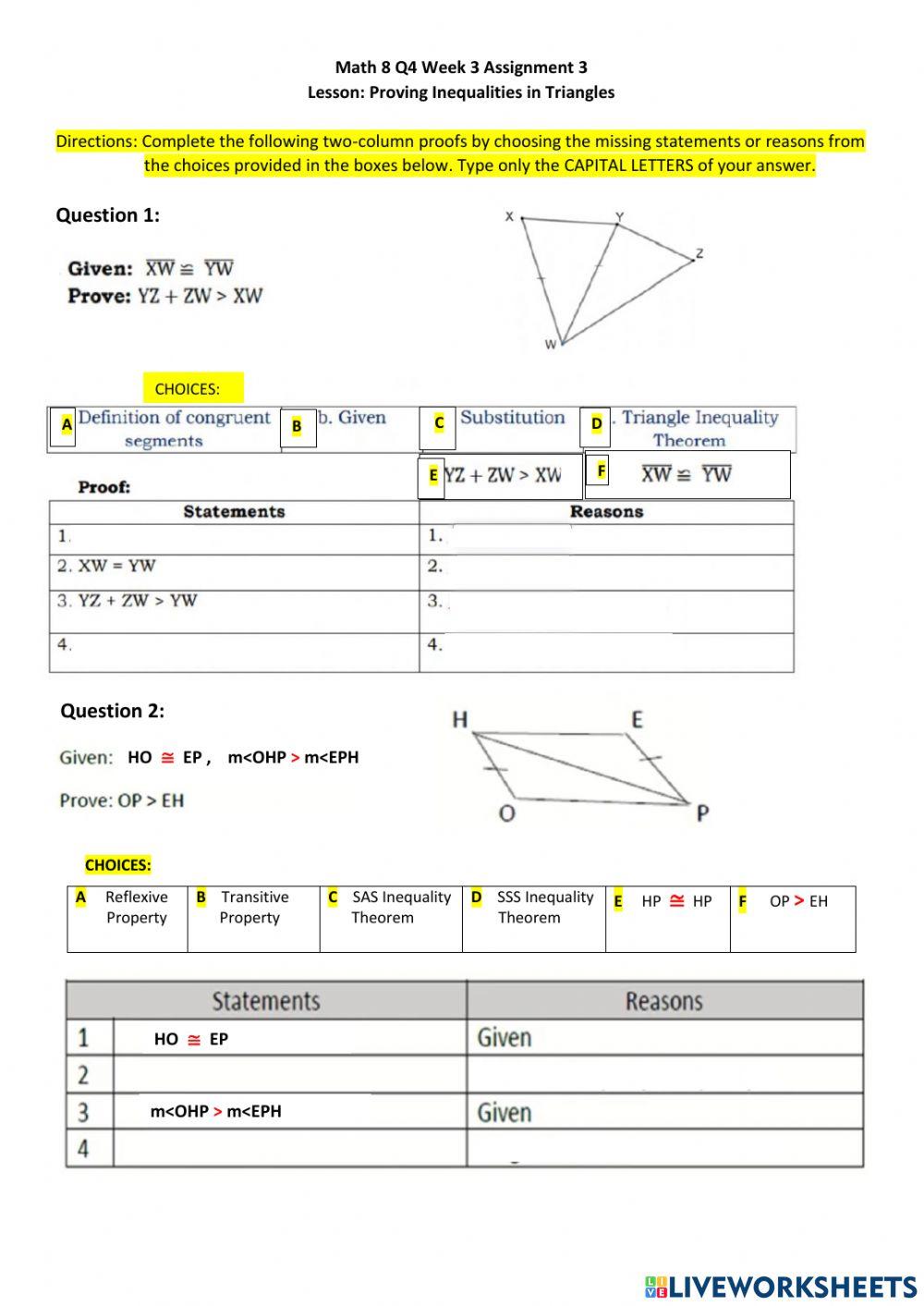 PROVING INEQUALITIES IN TRIANGLES 3579855 | lyanicebrian