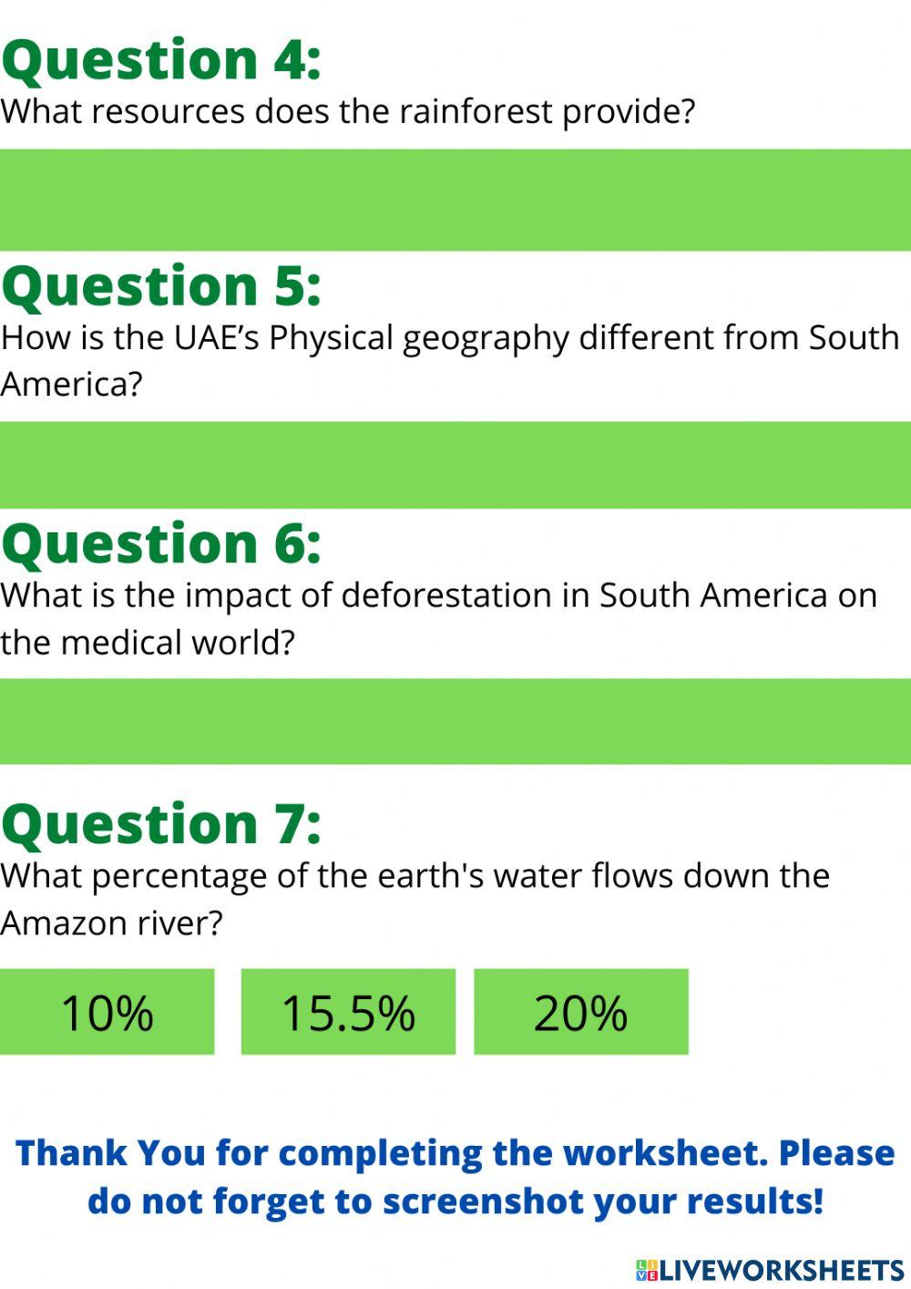 Social Studies Module 11: South America-Atlantic Grade