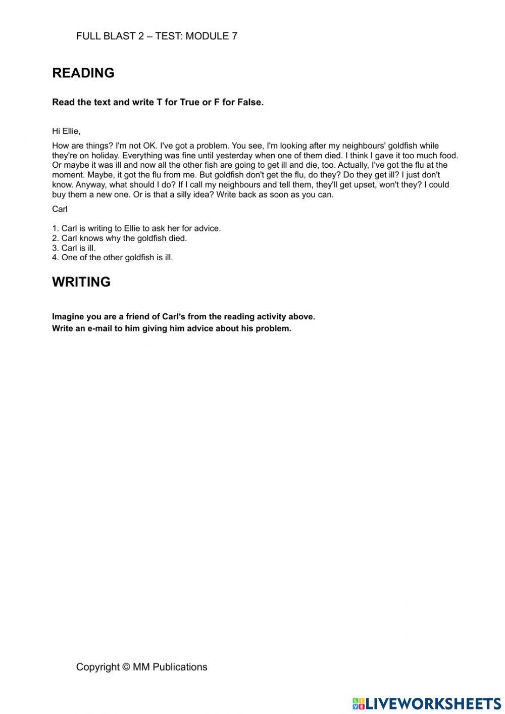 Module 7-Full B… | Free Interactive Worksheets | 2345833