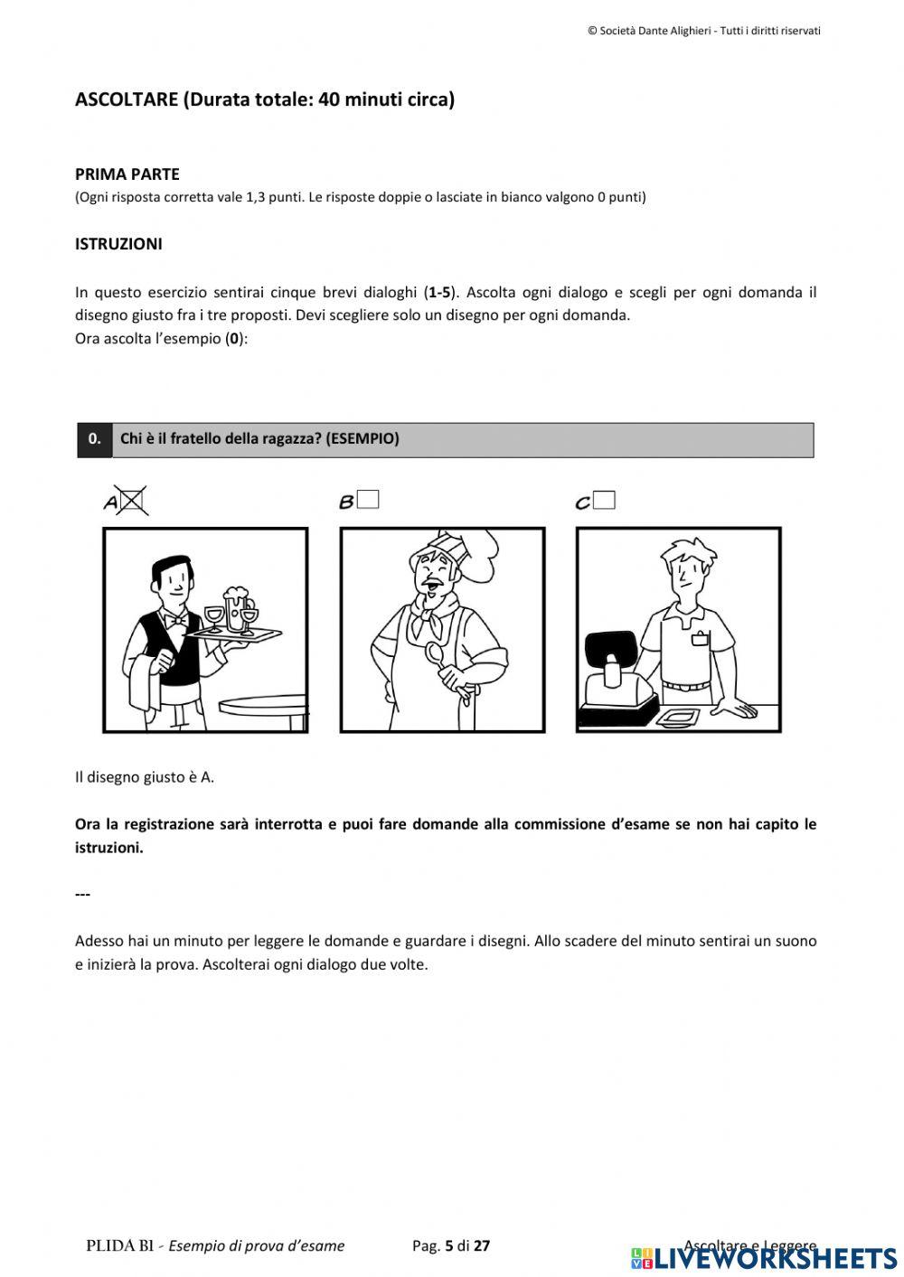 test Plida | Free Interactive Worksheets | 3580090