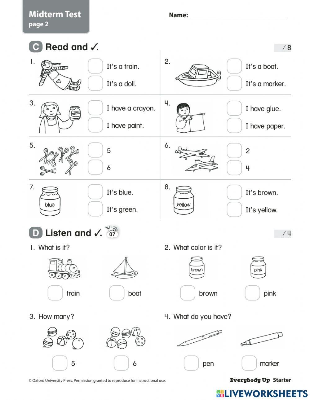G1 Unit 4 and 5 2346190 | MaggieChou | Live Worksheets