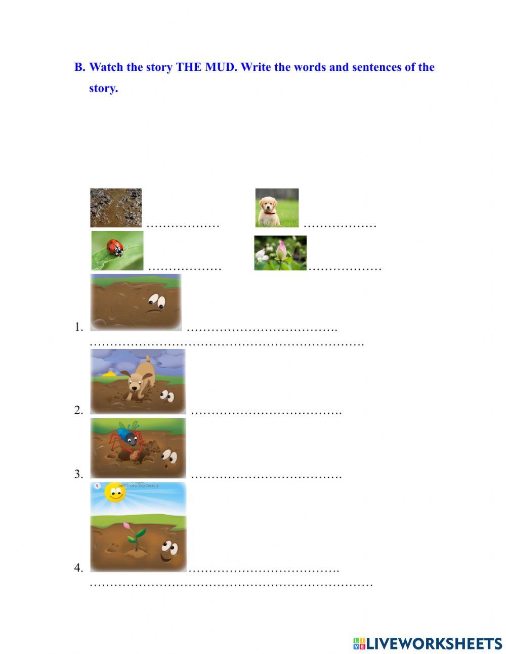 Short u 3 worksheet | Live Worksheets