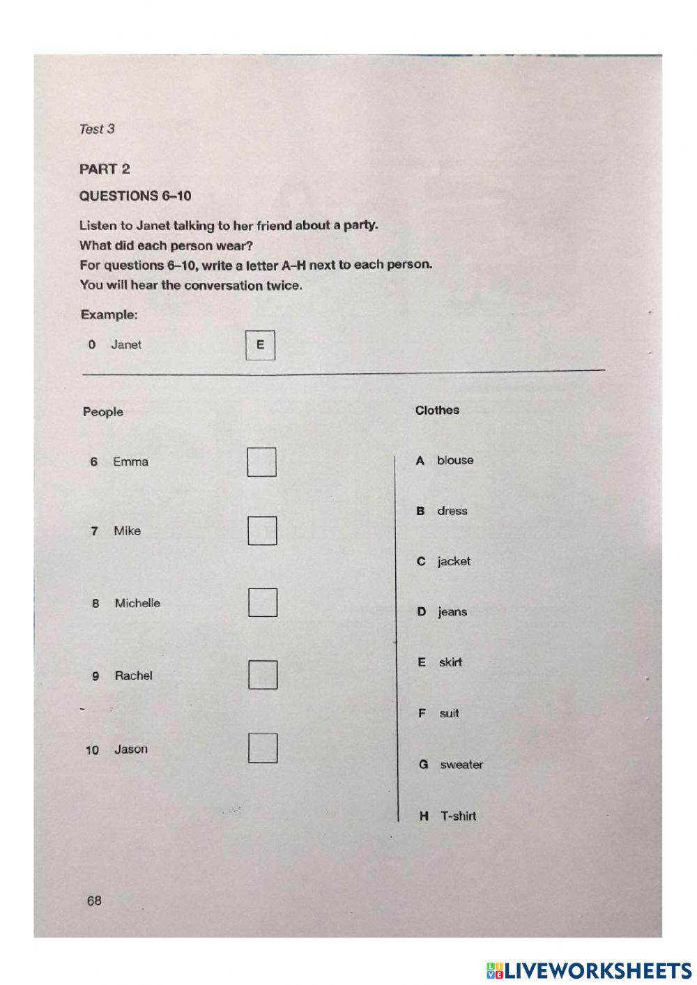 2016903 | Ket 5.3 | Vũ Ngọc Long | LiveWorksheets