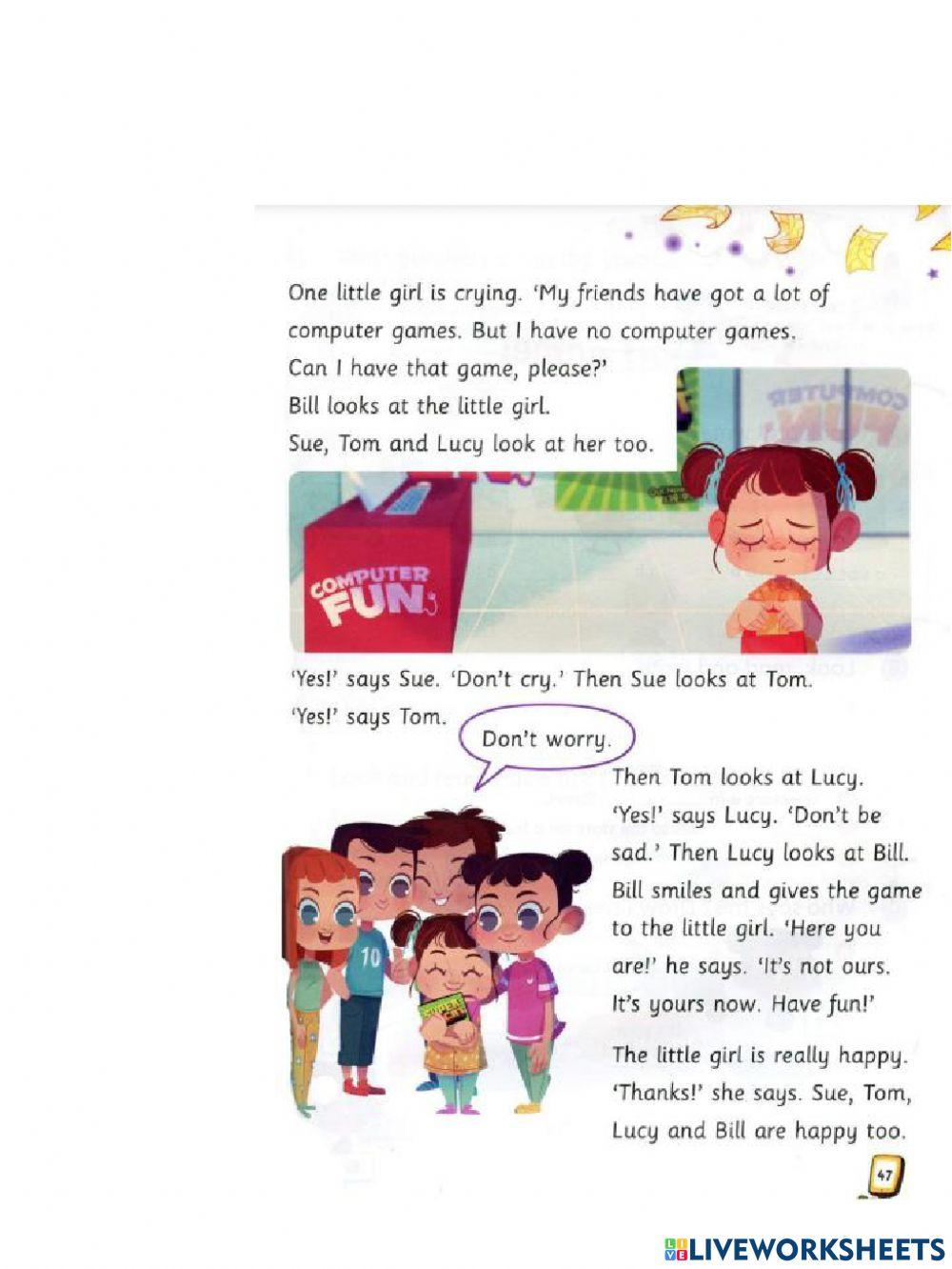 Storyfun Unit 6… | Free Interactive Worksheets | 3580247