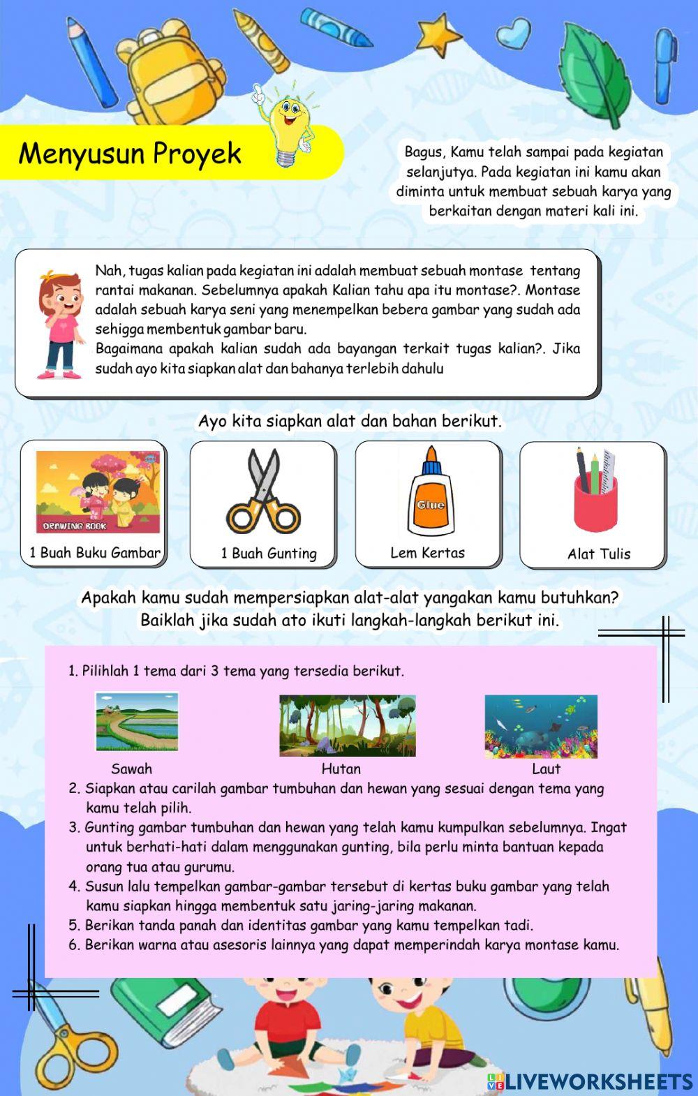 E-lkpd ipa tema 5 sub-tema 3 kelas v worksheet | Live Worksheets