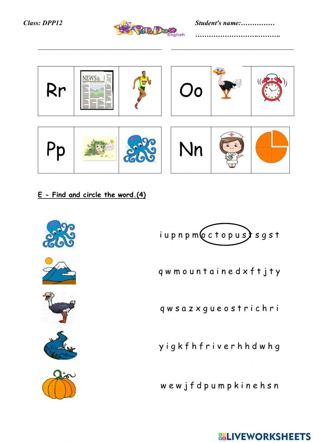 Pse c3 test worksheet | Live Worksheets