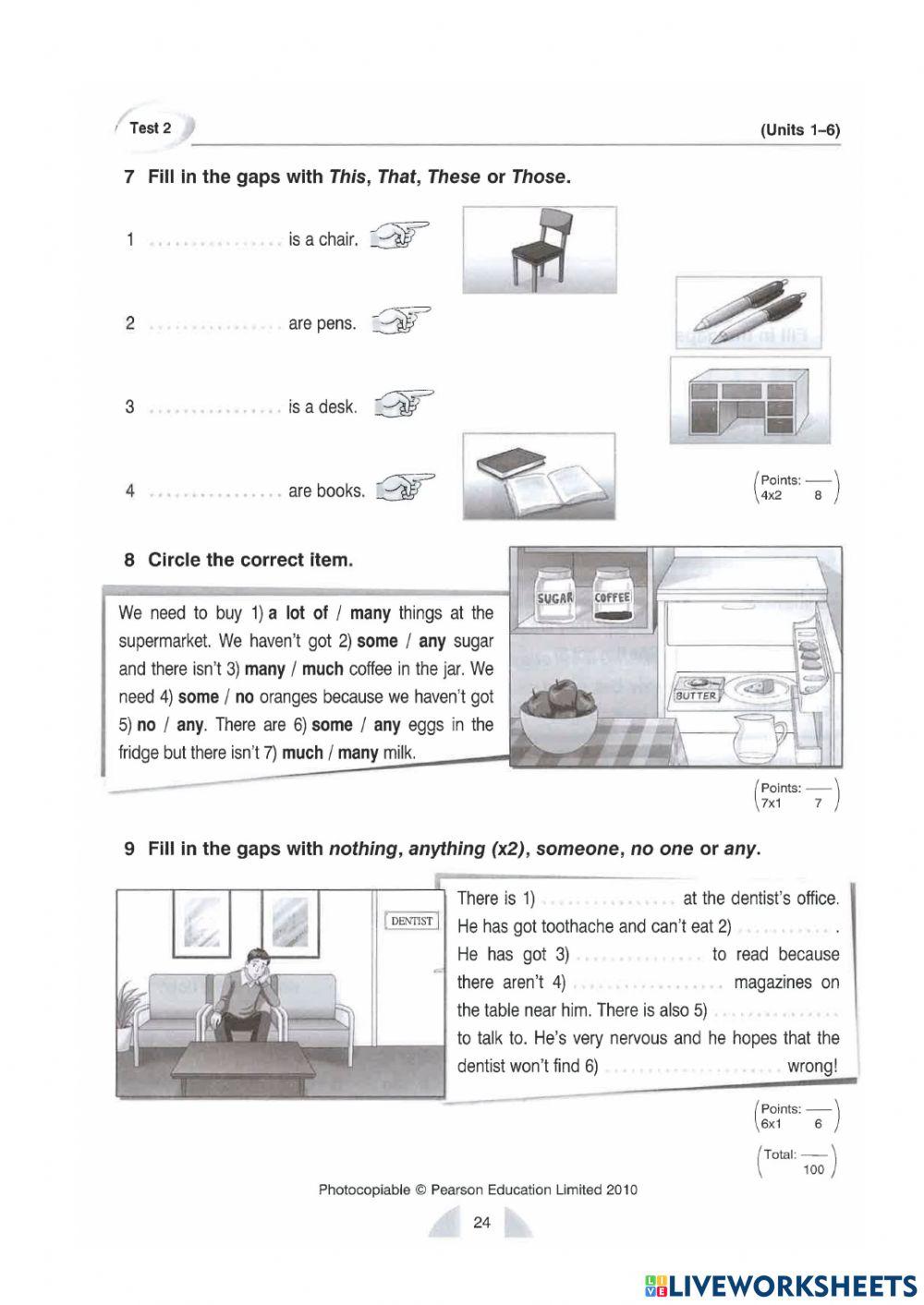 6860357 | Kid class - Grammar Test (Round up 3)