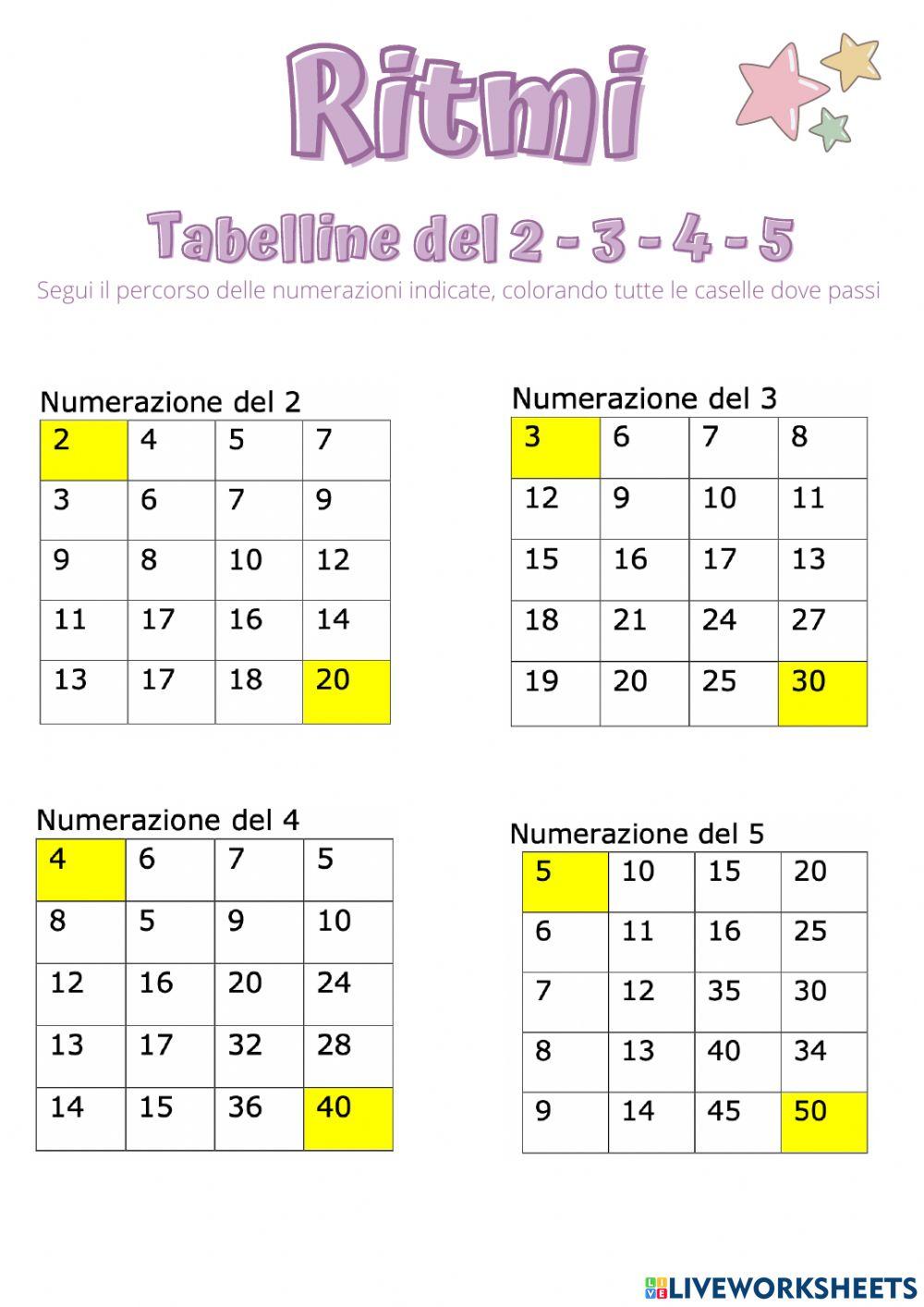 Ritmi exercise | Live Worksheets