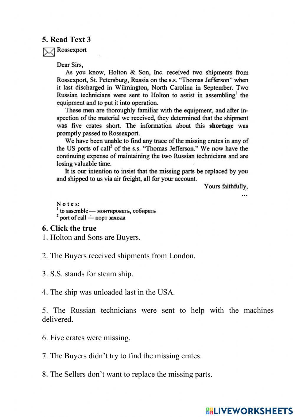 L.11. Claims. S… | Free Interactive Worksheets | 2838151