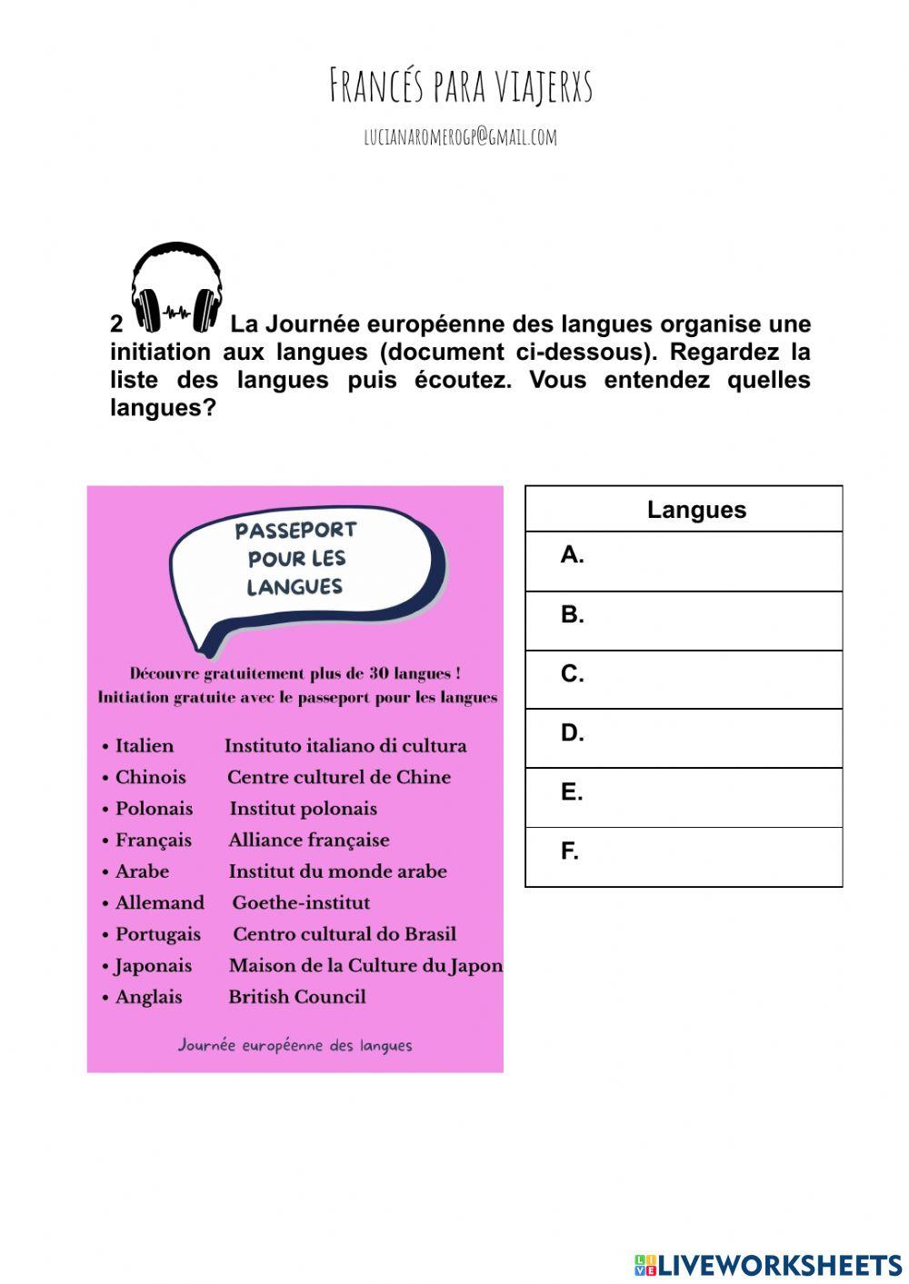 Se présenter | Free Interactive Worksheets | 1981172