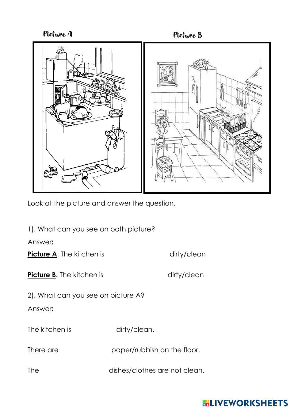 4134721 | Clean Kitchen 3 | rathybah | LiveWorksheets