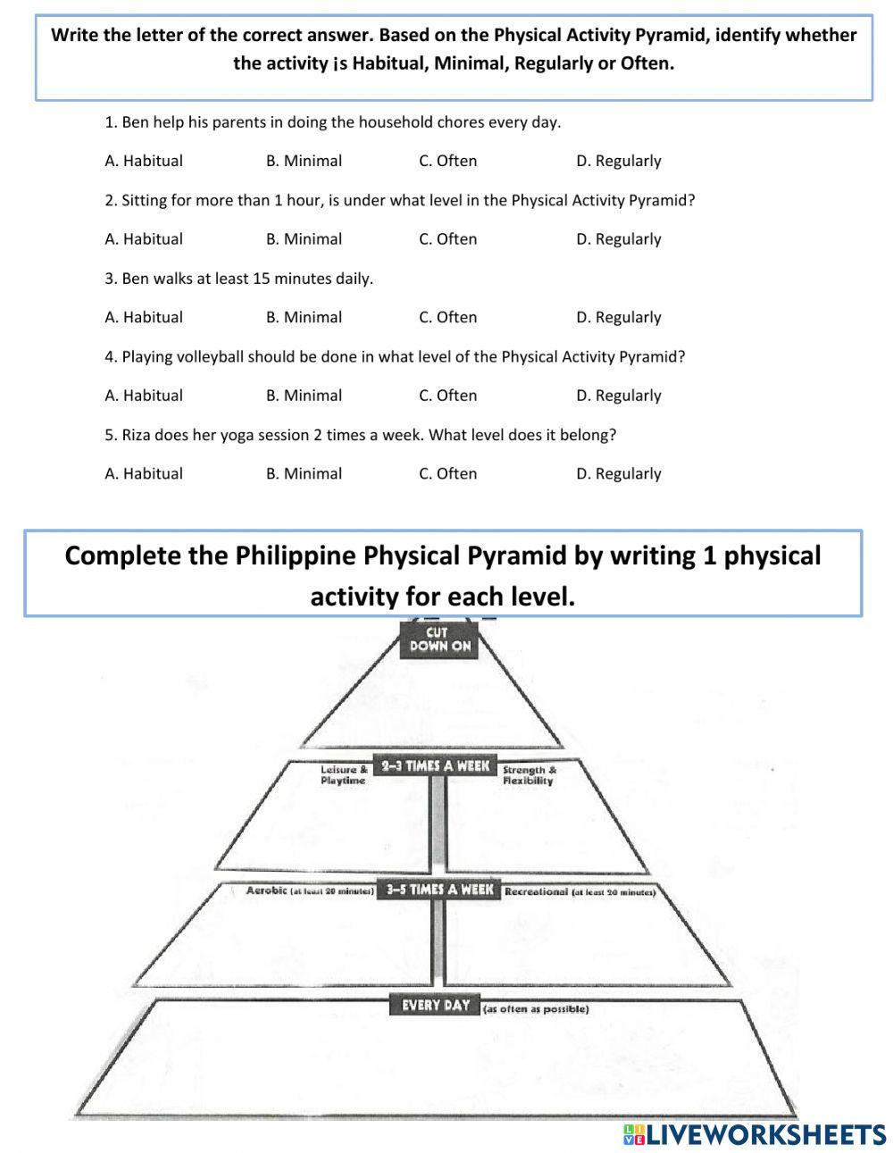 MAPEH 6 online exercise for | Live Worksheets