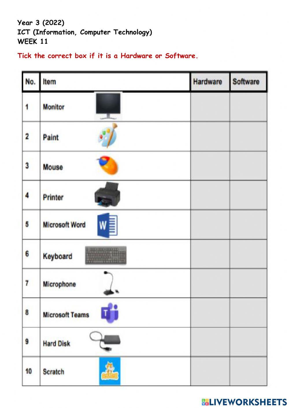 1981562 | Computer System | azilahsani | LiveWorksheets