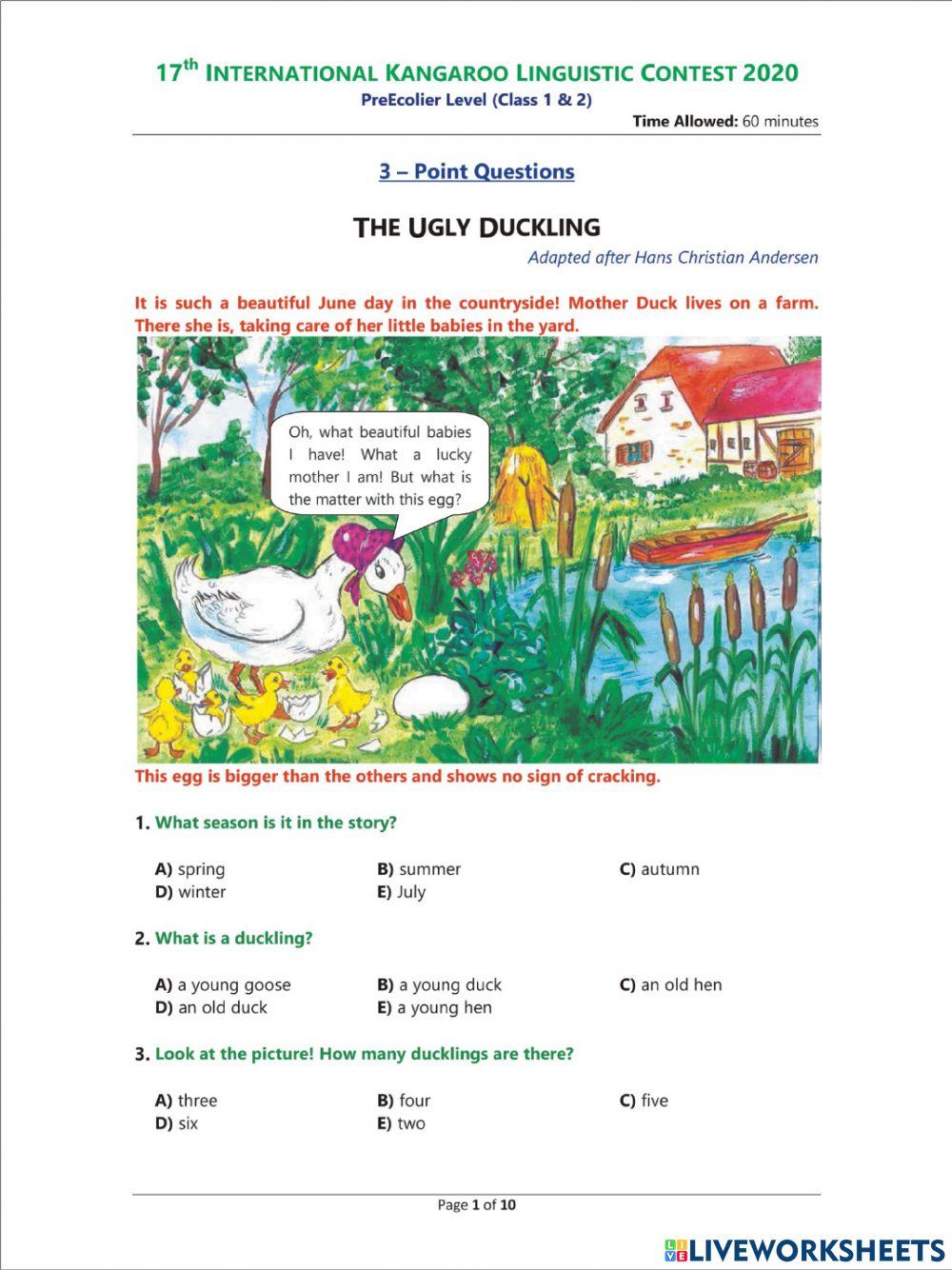 Iklc- 2020 | Free Interactive Worksheets | 1981899