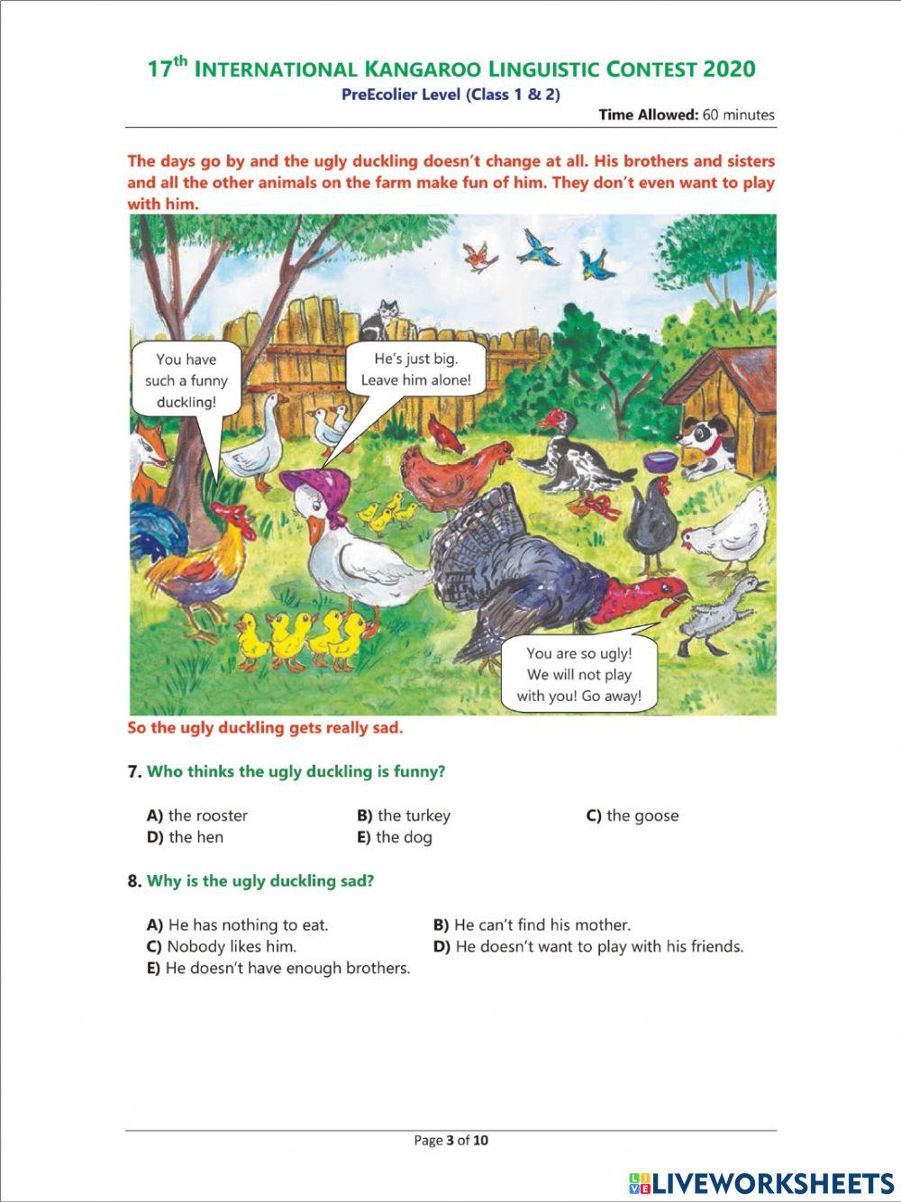 Iklc- 2020 | Free Interactive Worksheets | 1981899