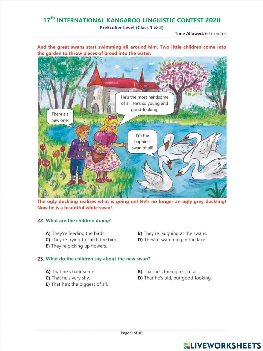 Iklc- 2020 | Free Interactive Worksheets | 1981899