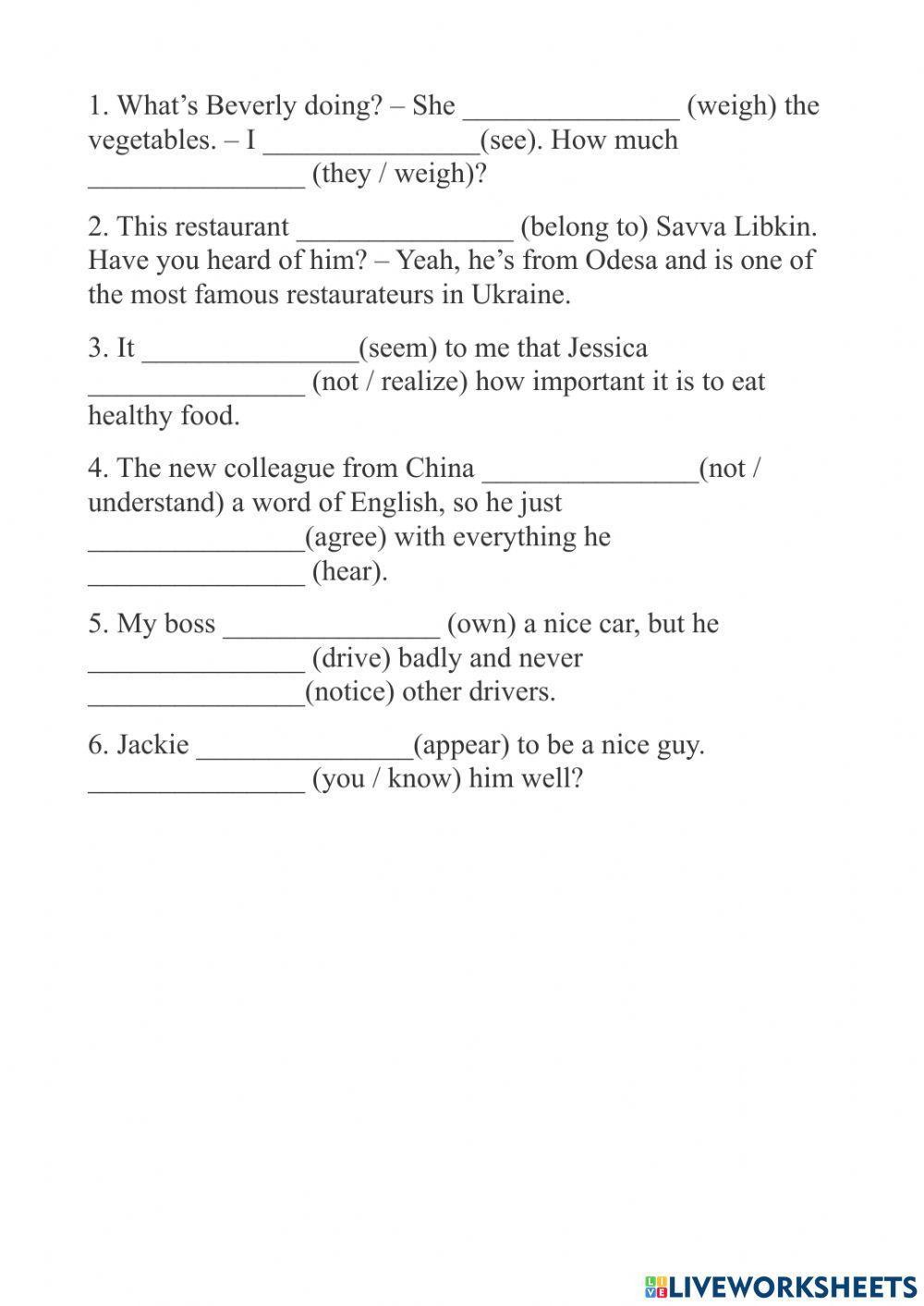 1982721 | English B1 | the_elzbth | LiveWorksheets