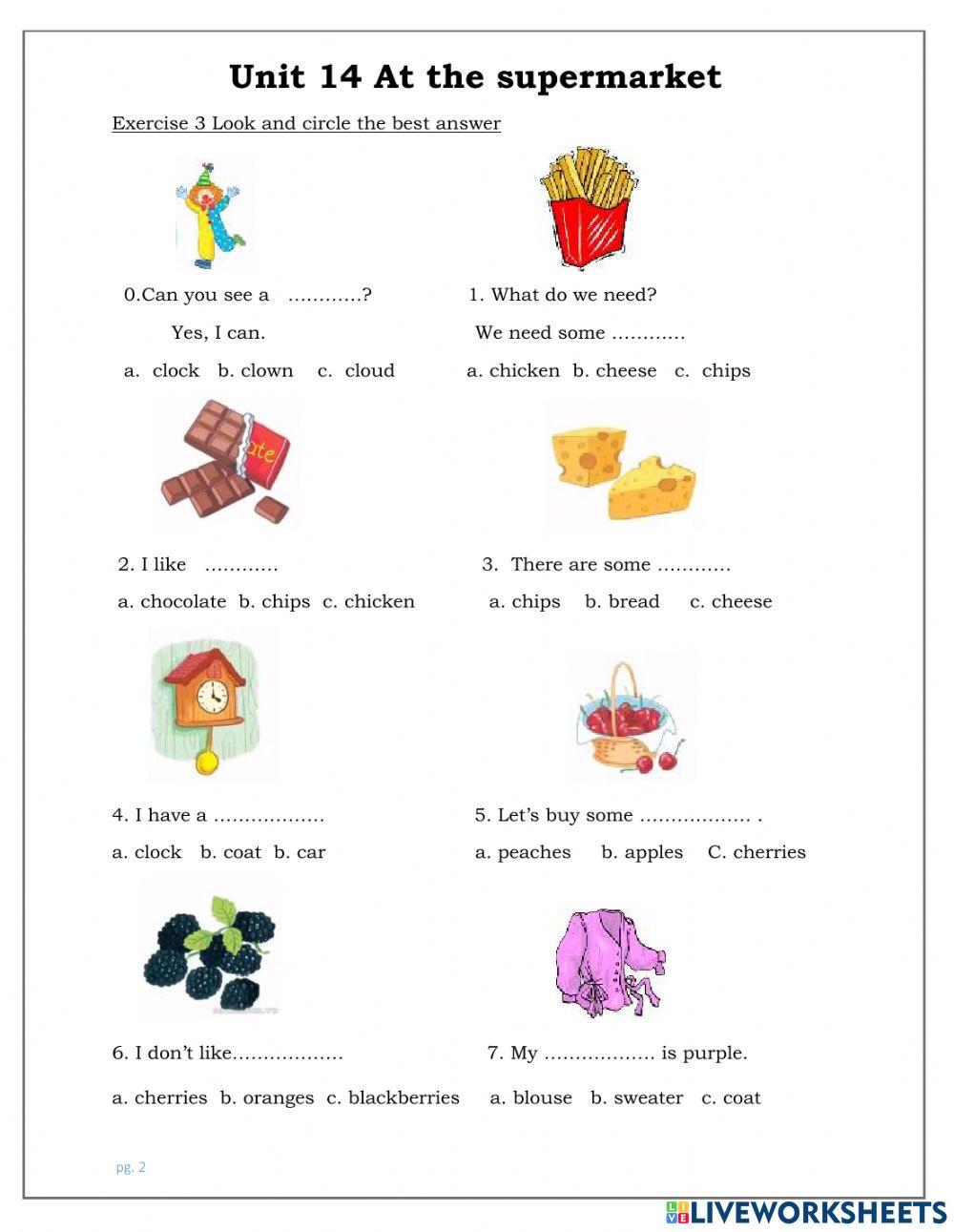 Ee2-u14 interactive worksheet | Live Worksheets