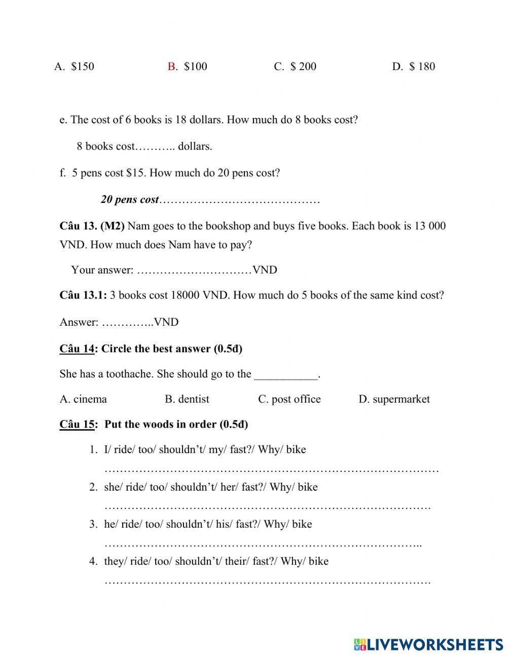 ks5 online exercise for | Live Worksheets