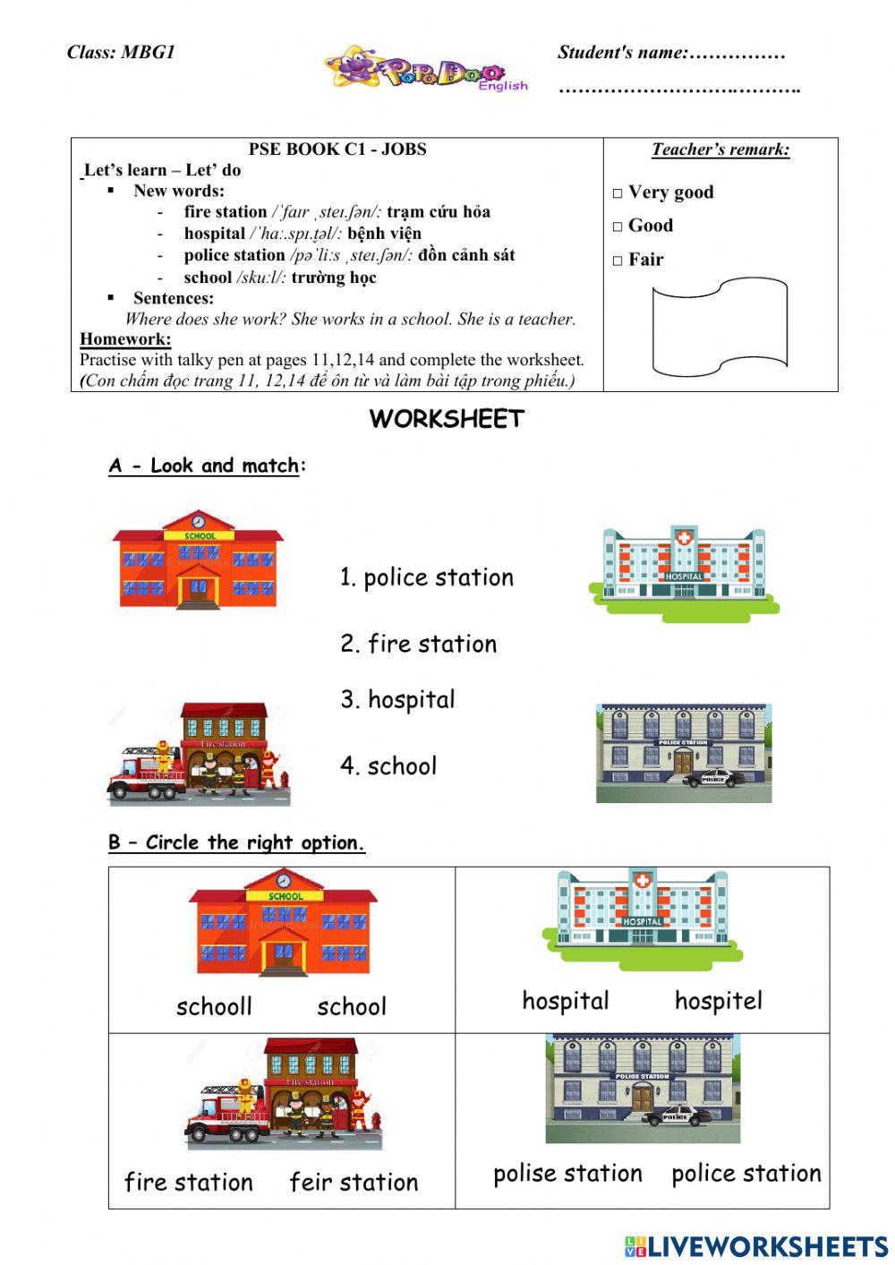 Pse c1 - p11,12, 14 worksheet | Live Worksheets