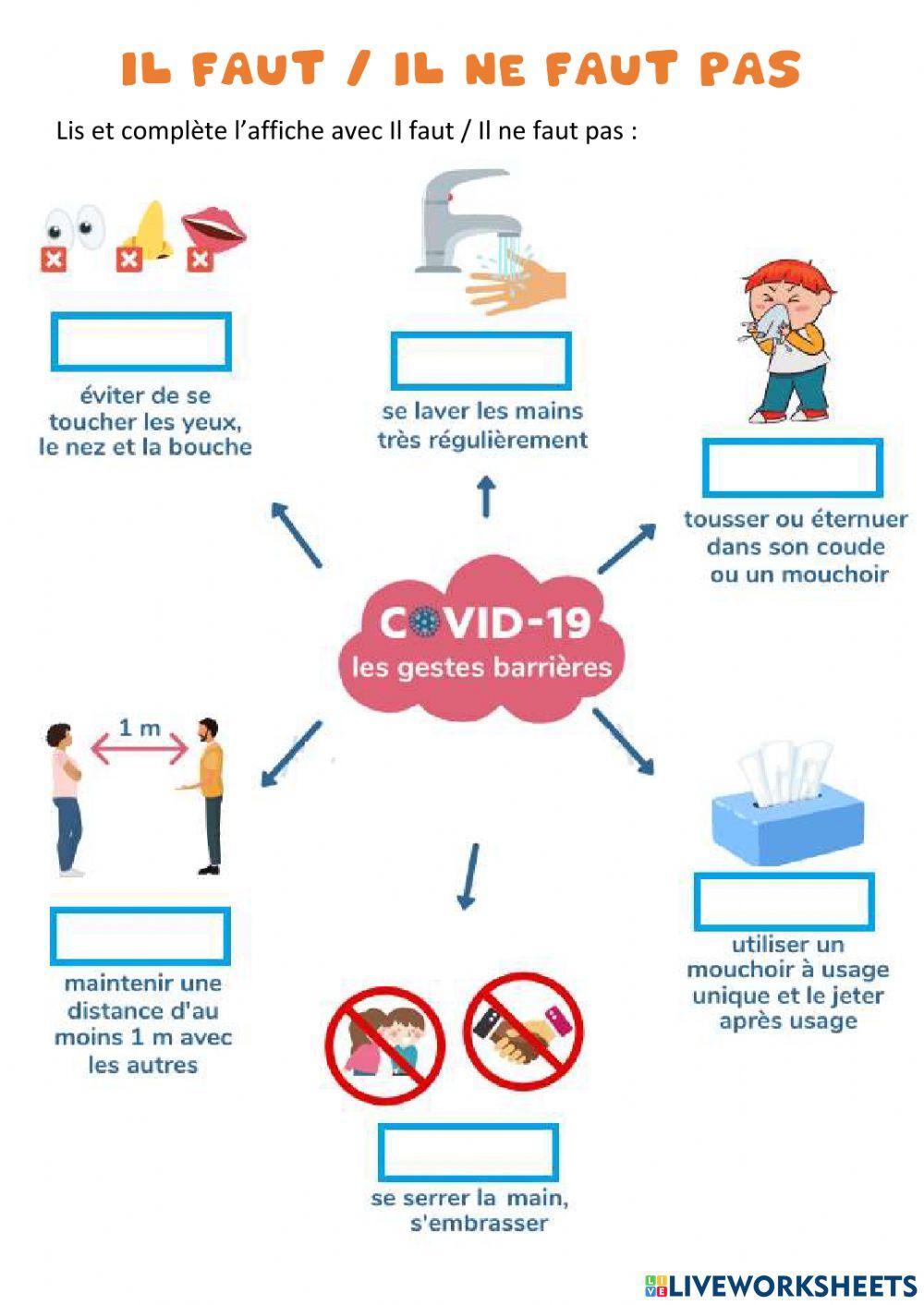 Il faut - il ne… | Free Interactive Worksheets | 1984849