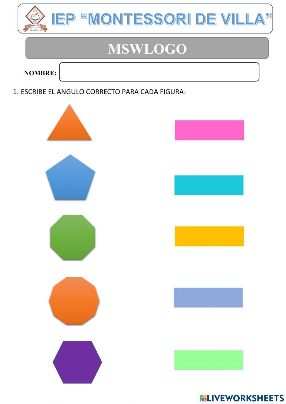 Mswlogo worksheet | Live Worksheets