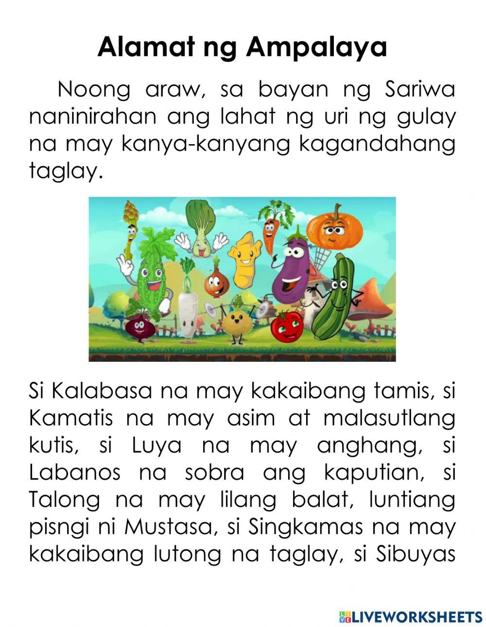 Alamat Ng Ampalaya