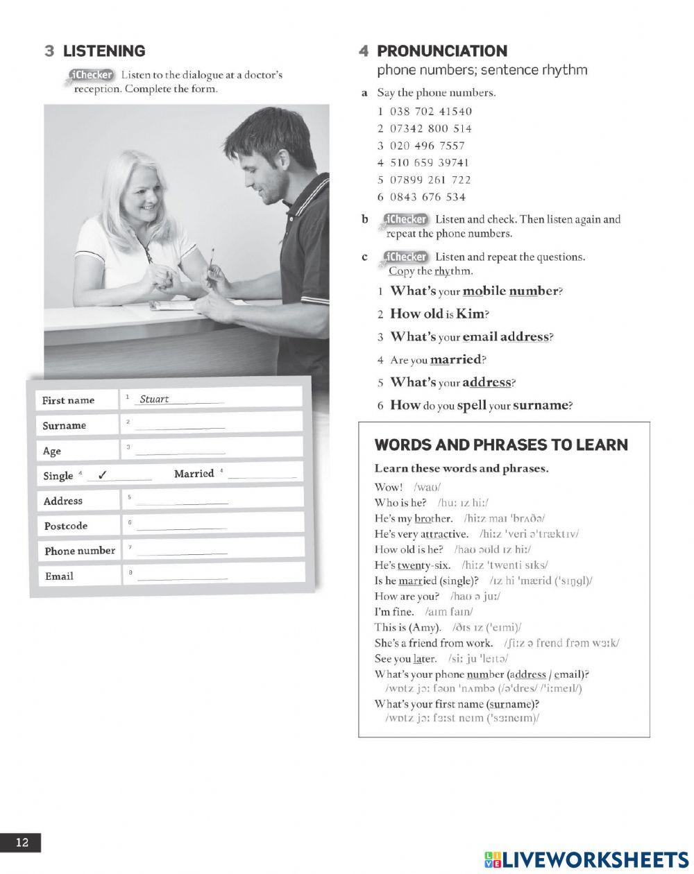 What's your phine number? online exercise for | Live Worksheets