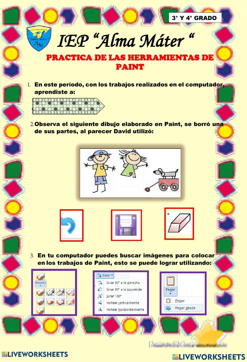 Herramientas de… | Free Interactive Worksheets | 1986698