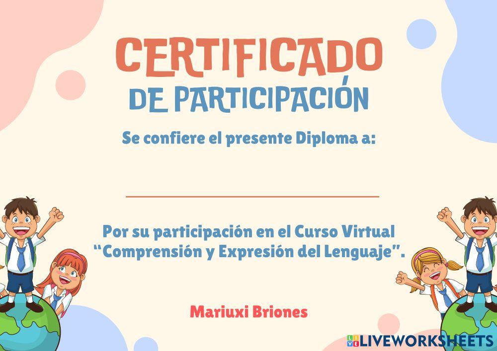 Diploma online worksheet | Live Worksheets