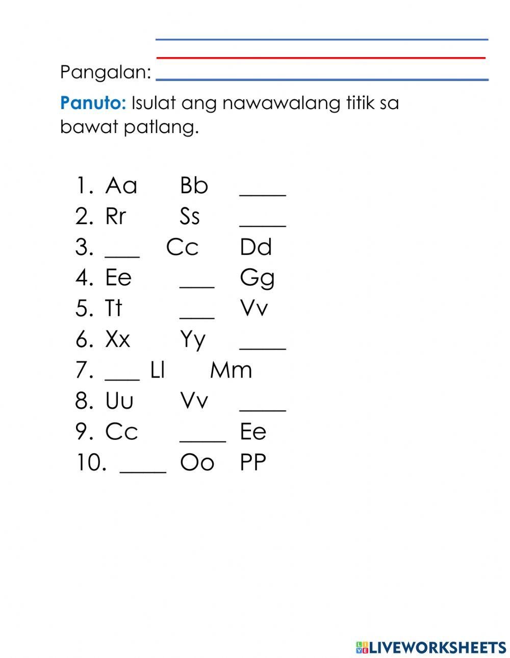 Wastong Pagbigkas Ng Mga Titik Ng Makabagong Alfabeto