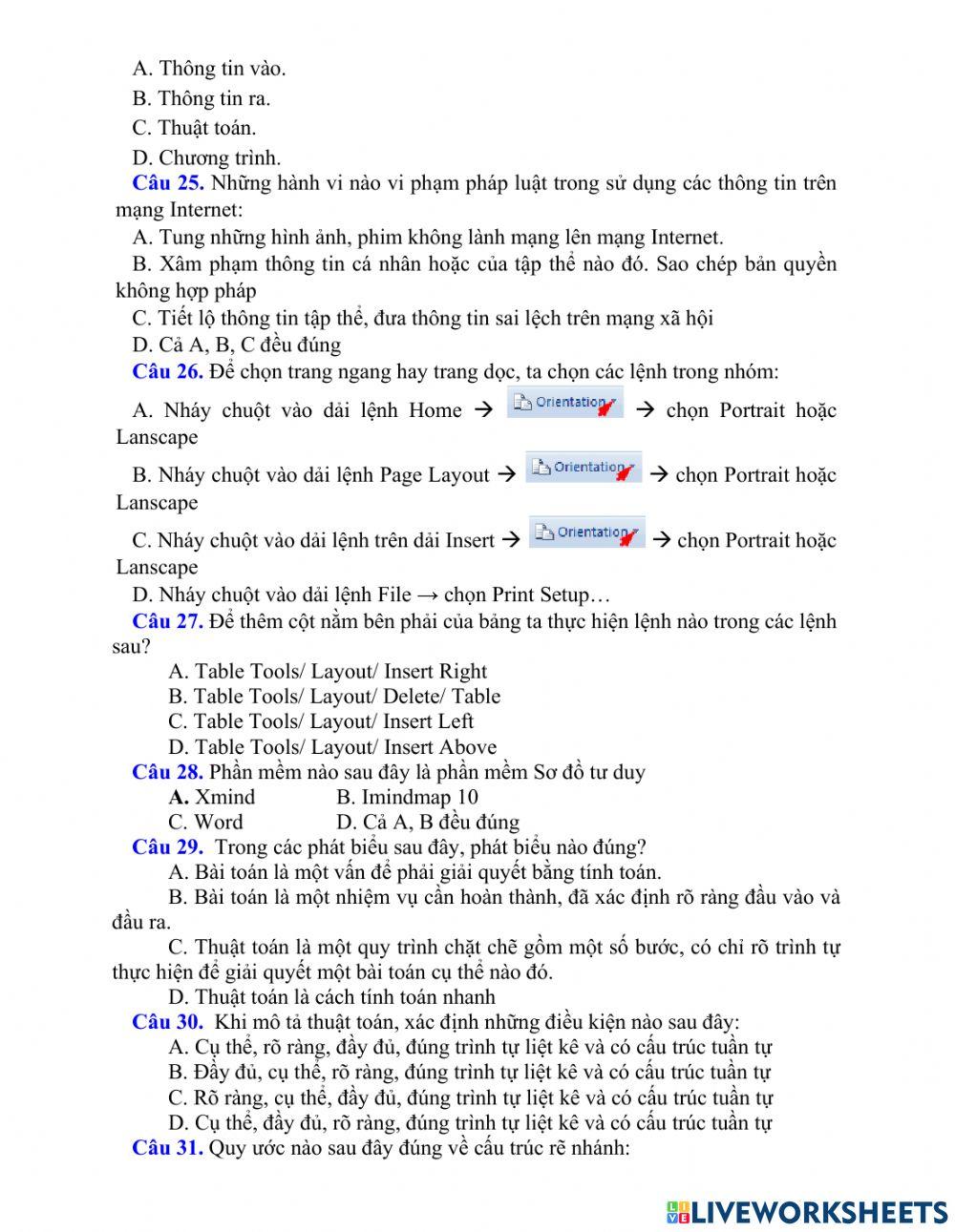 Ôn tập học kì 2… | Free Interactive Worksheets | 1986938