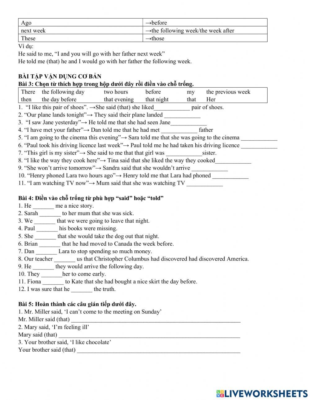 G8 - Unit 11: Vocab & Grammar worksheet | Live Worksheets