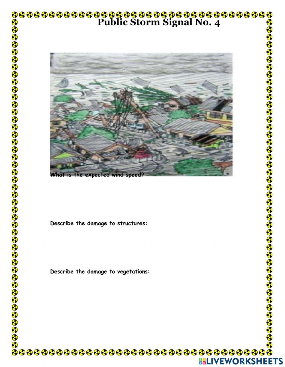 EFFECTS OF WEATHER DISTURBANCES online exercise for | Live Worksheets