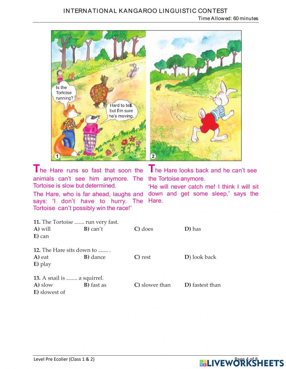 IKLC- paper sam… | Free Interactive Worksheets | 1988056