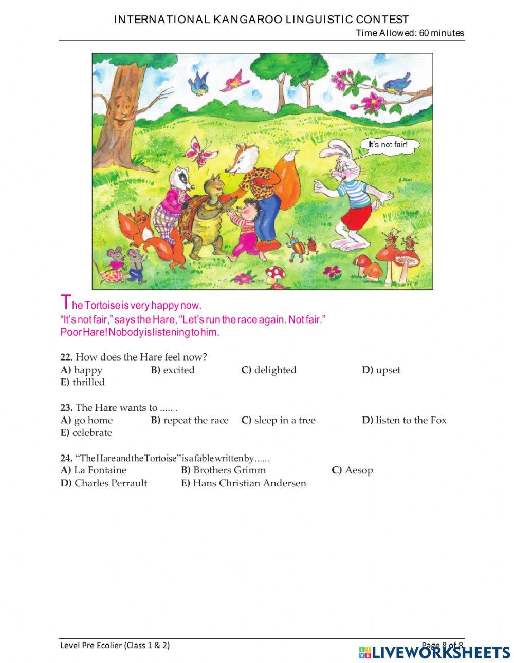 IKLC- paper sam… | Free Interactive Worksheets | 1988056