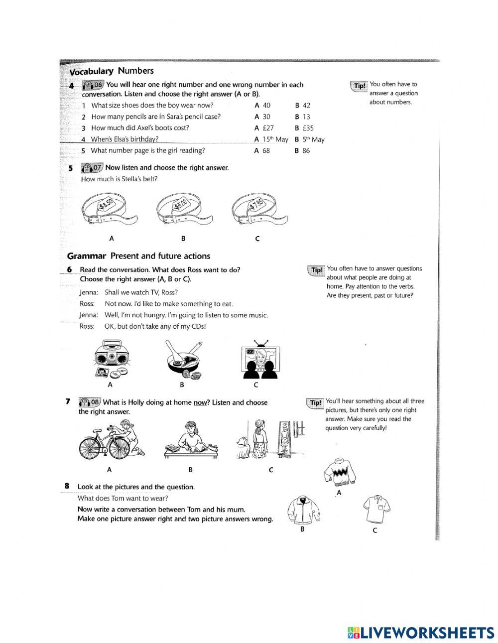 KET Trainers interactive activity | Live Worksheets